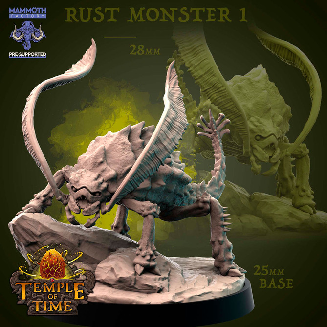 Rust Monsters - miniature for table war-games & collecting